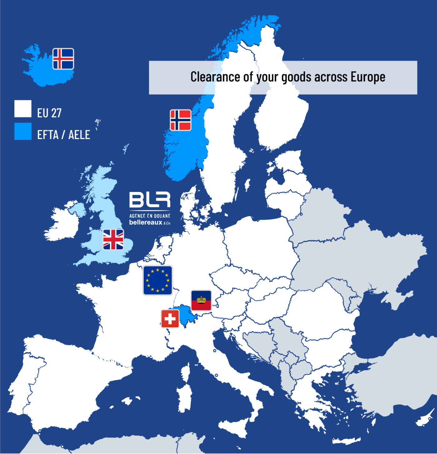 Third countries to and from the UK and EU27- Bellereaux